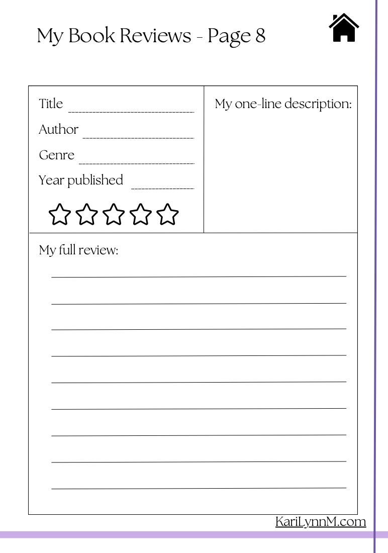 It’sss… a Free Digital Reading Journal! – Kari Lynn M.