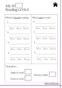 It’sss… a Free Digital Reading Journal! – Kari Lynn M.