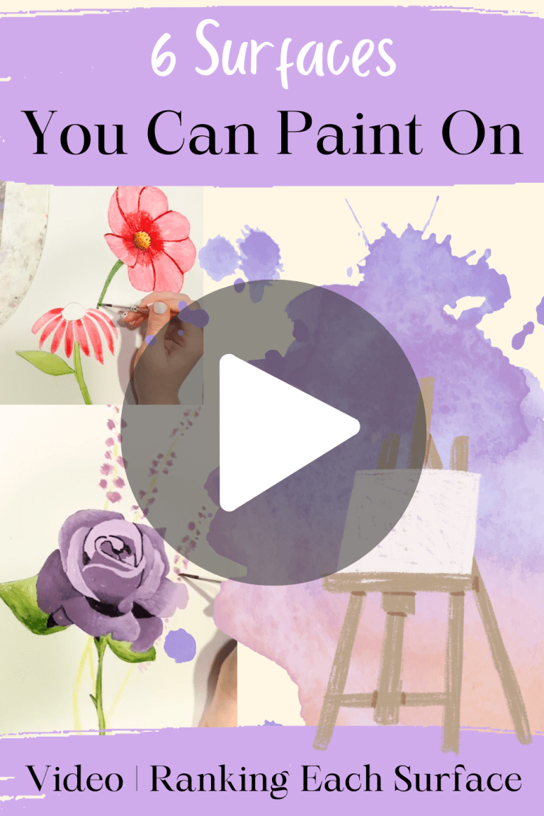 6 Types of Surfaces You Can Paint On | Pros & Cons of Canvas, Wood ...