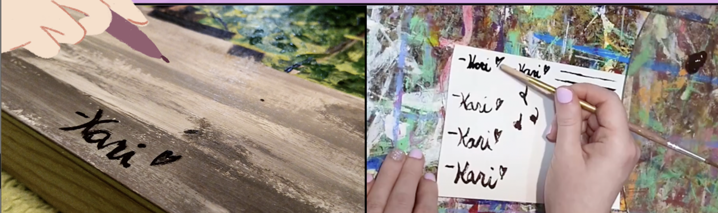 How to Paint Your Artist Signature | 8 Tips to Make Your Professional ...